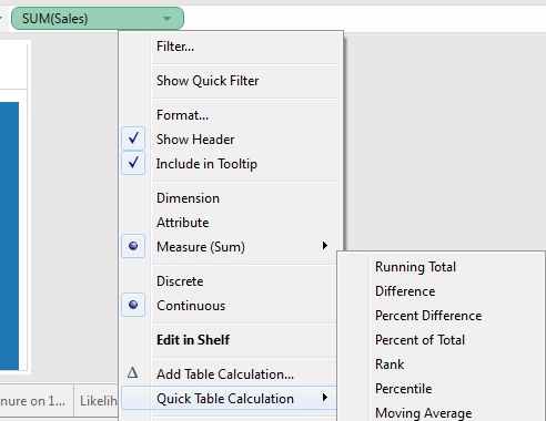 Showing the formula behind a Tableau quick table calculation – Dabbling ...