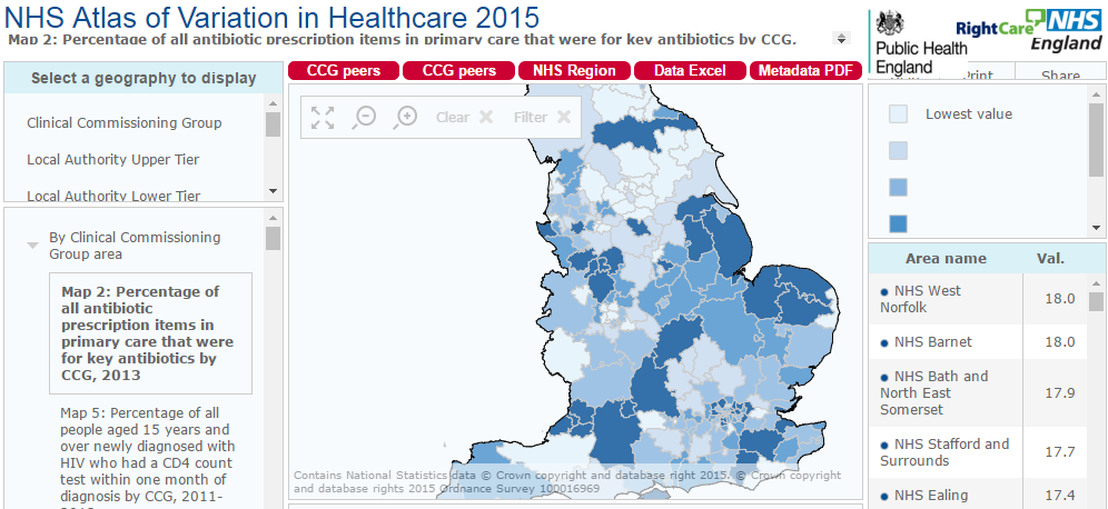 Free interactive data and analysis tools from Public Health England ...