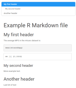 Tips and tricks for knitting R Markdown – Dabbling with Data
